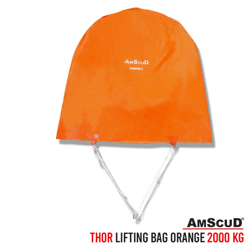 AmScuD Thor Air Lifting Bag Orange – 4,400 lbs (2000 kg) Lift Capacity ...