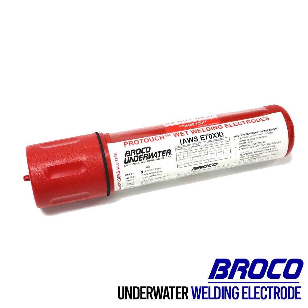 BROCO 1/8 inch ProTouch Premium Underwater Welding Electrodes 8 lb ...